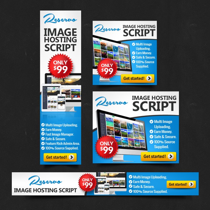 Multiple Banners Required for our product. | Banner ad contest