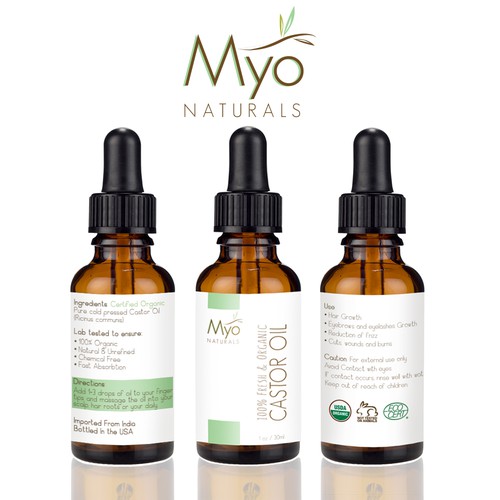 Designs | Create an Elegant Label for a Premium Hair & Skin Oil Bottles ...
