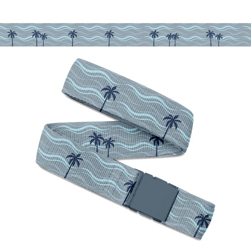 Designs | Palm/wave/beach design, Fabric Belt; Mens Outdoor/surf Brand ...