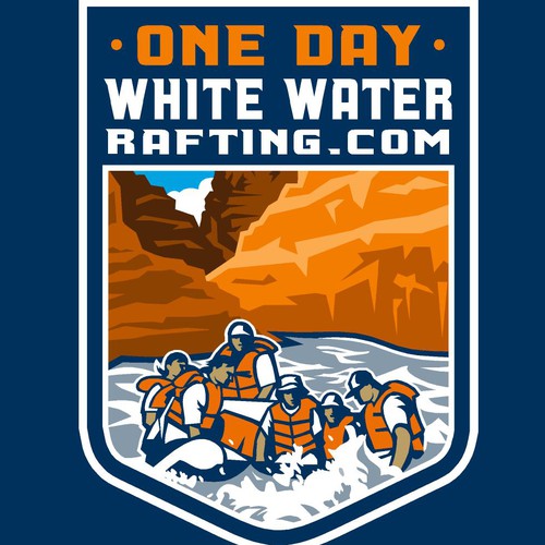 One Day White Water Rafting | Logo design contest