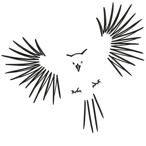 Abstract line drawing of a bird | Other design contest