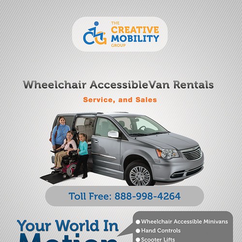Create an advertisement for a wheelchair accessible minivan! | Postcard ...