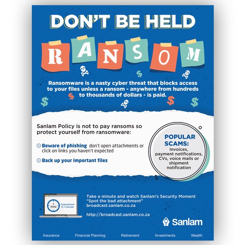 Create an attention grabbing cyber security poster | Poster contest