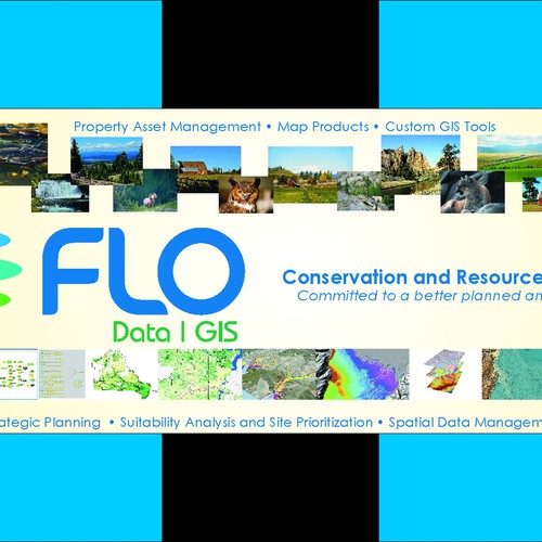 Create an Exhibitor Banner for FLO Data | GIS!! | Signage contest