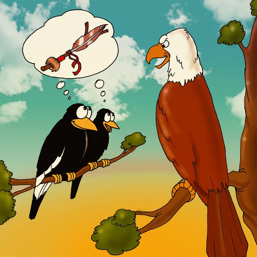 Children's Book telling the legend of the Talking Stick | Illustration ...