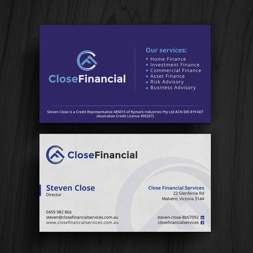 Finance business card | Business card contest | 99designs