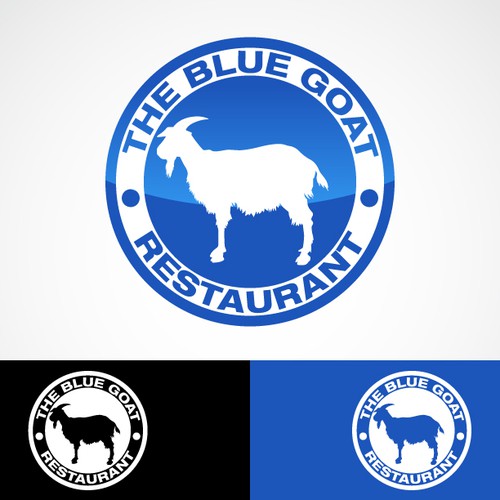 Designs | Restaurant Logo The Blue Goat | Logo design contest