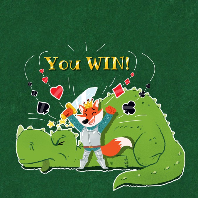 Create a fun Victory image for a popular solitaire game | Illustration ...
