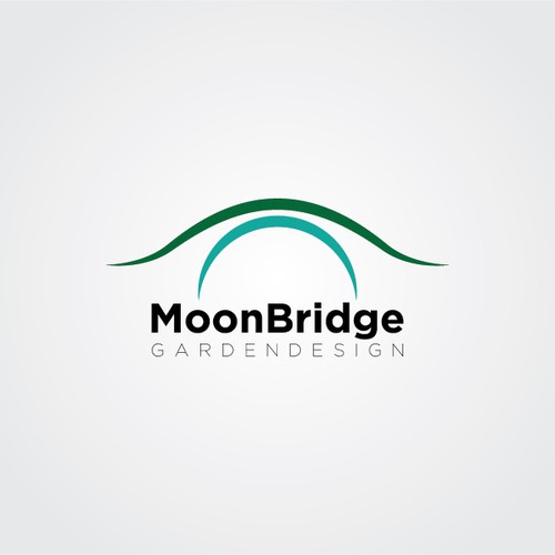 logo for Moon Bridge Garden Design | Logo design contest