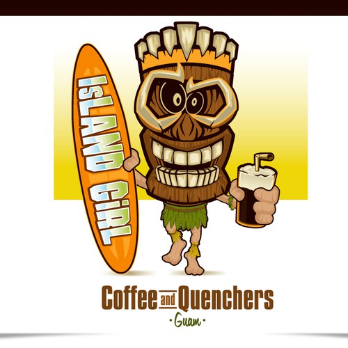 Racing to the Tropical Island of Guam to Beat Starbucks! | Logo design ...