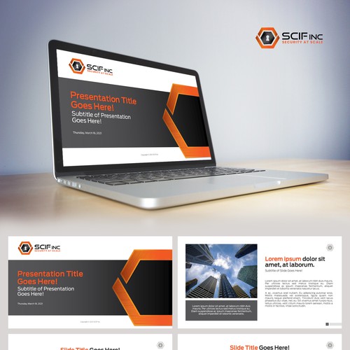Designs | SCIF Inc Security at Scale Presentation Template | PowerPoint ...