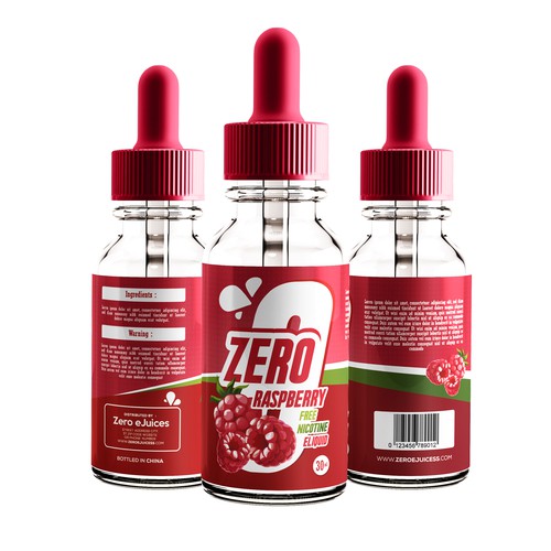 Modern & Vibrant E Liquid Bottle Design | Product label contest