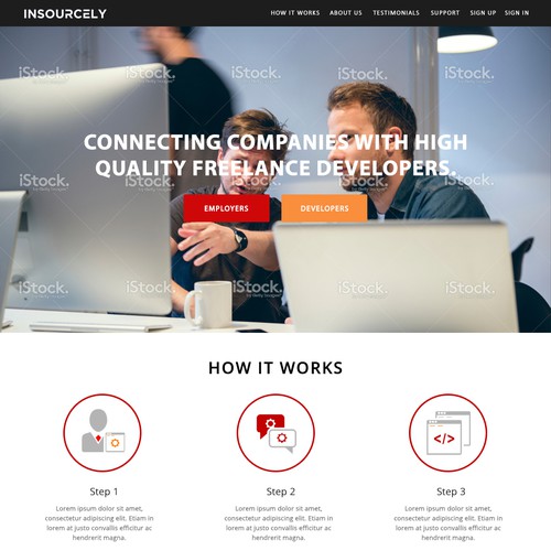 Designs | Create a stunning NEW front page for a SaaS company | Landing ...
