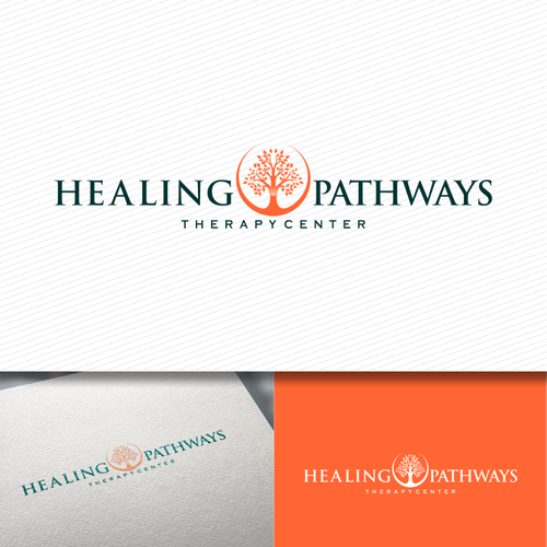 Create a simple tree/path image for Healing Pathways Therapy Center ...