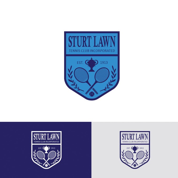 Create a timeless logo for a lawn tennis club with a proud history ...