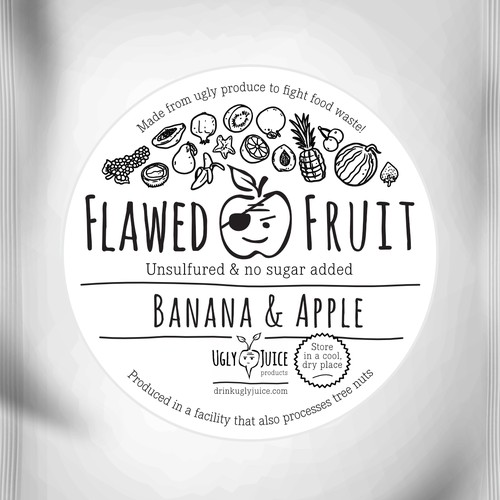 Waste Fighting Dried Fruit Packaging | Product label contest