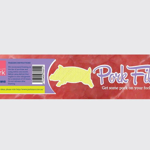 Designs | Create a striking top product label for a pork fillet product ...