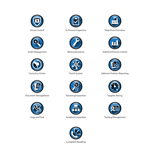 Design Modern Icon Set of 15 for Leading Software Company with Fortune ...