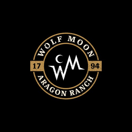 Designs | Design a logo for our ranch Wolf Moon Aragon Ranch that ...
