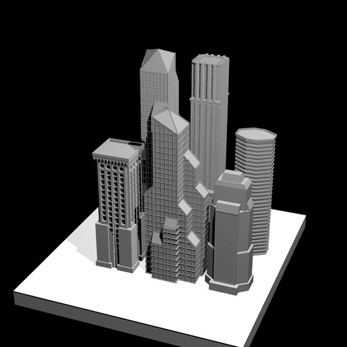 Quick N Easy 3D Buildings Please : ) | Illustration or graphics contest