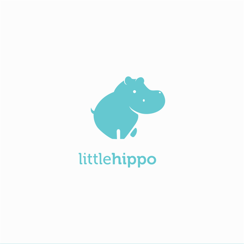 Design a playful and cute hippo logo for Little Hippo! | Logo design ...