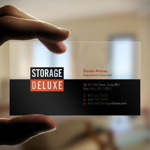 Business card designs for Storage Deluxe | Business card contest