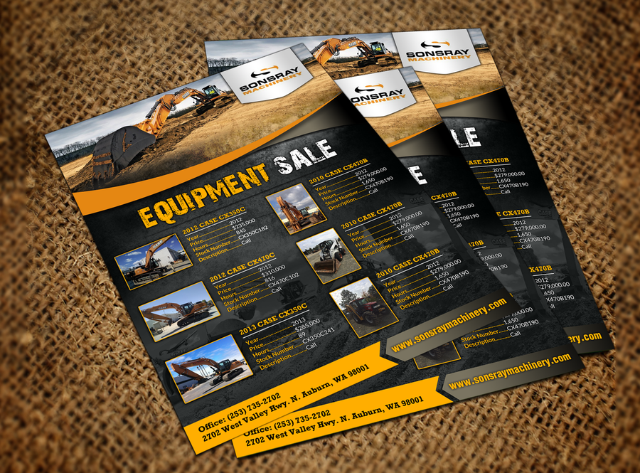 Flyer, Case Construction Equipment...Help me sell some equipment ...