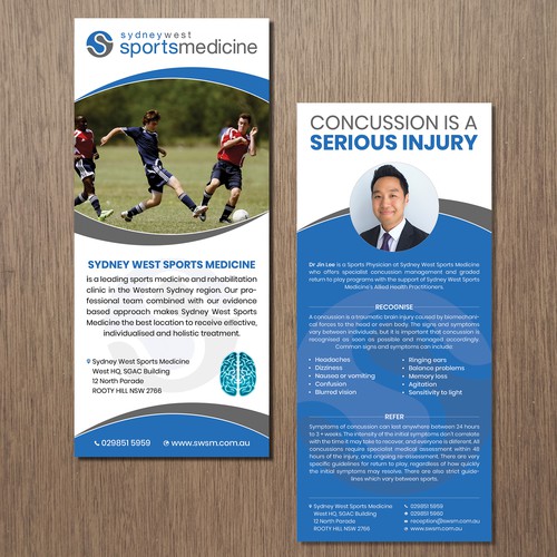 Concussion Flyer | Postcard, flyer or print contest