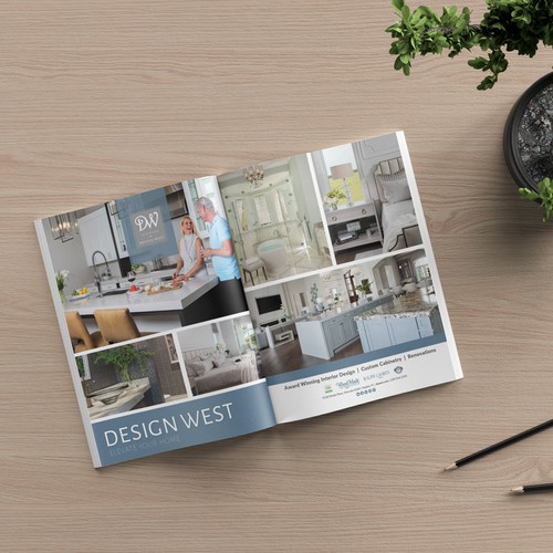Interior Design Magazine Print Ad 2 Page Layout | Other business or ...