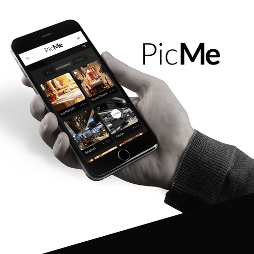 Design a **BEAUTIFUL** mobile app for PicMe | App design contest