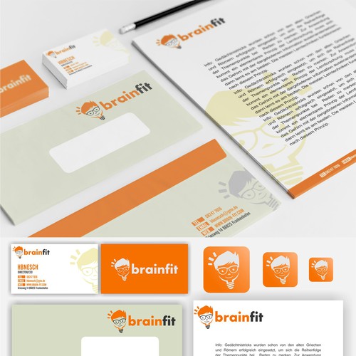 Designs | brain fit | Logo & brand identity pack contest