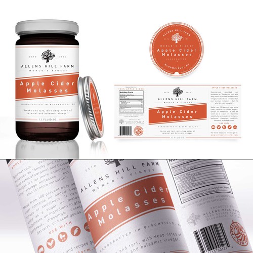 The World's Finest Apple Cider Molasses needs a label. | Product label ...
