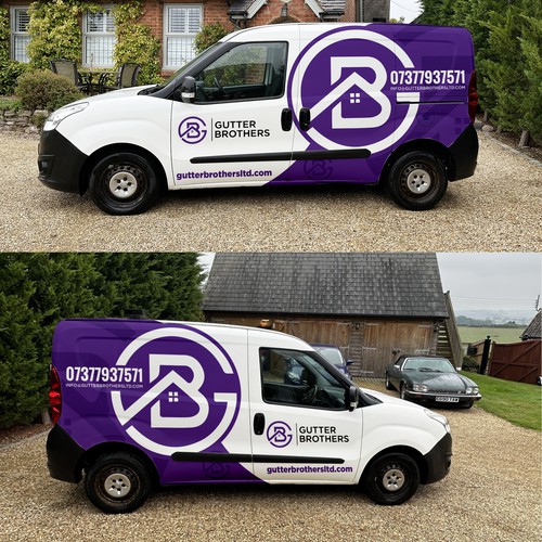 Designs | Van wrap design for a Gutter Servicing Company. | Car, truck ...