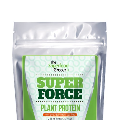 Badass Packaging for Organic + High Tech Plant Protein Powder | Product ...