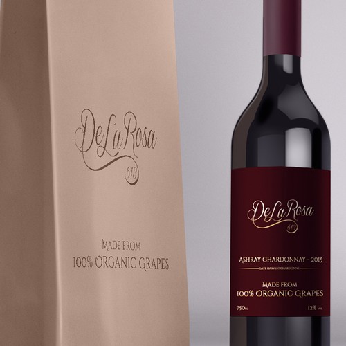 De La Rosa Vineyards Logo | Logo design contest