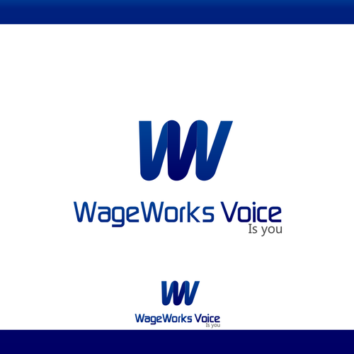 logo for WageWorks Voice | Logo design contest