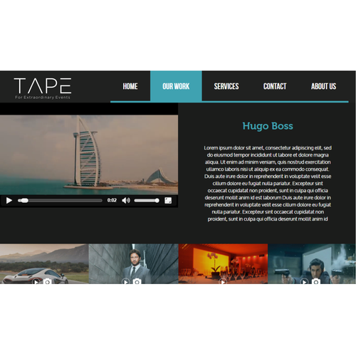 Tape Events Logo design | Logo design contest