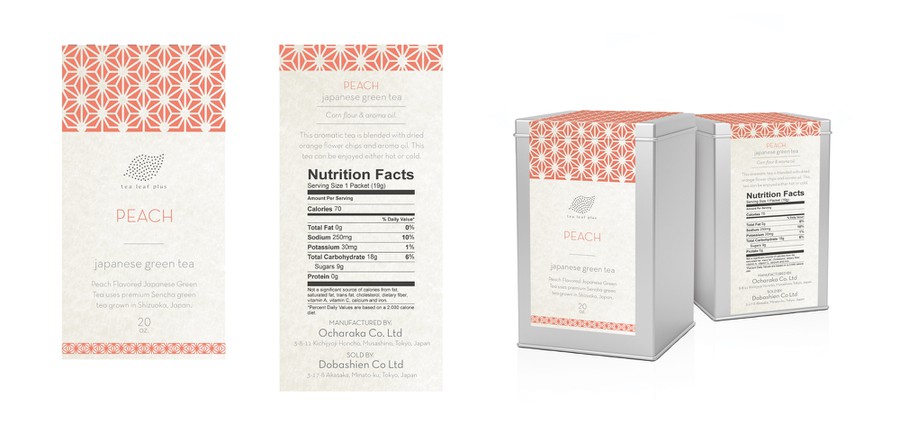 Create a label for Flavored Japanese Tea Tin | Product label contest