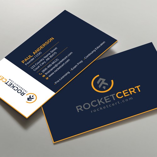 Premium modern business cards Business card contest 99designs