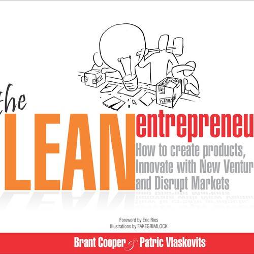 EPIC book cover needed for The Lean Entrepreneur! | Book cover contest
