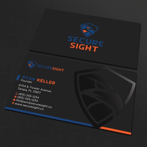 Designs | Design a high-end business card for Cybersecurity / Tech ...