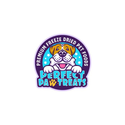 Designs | Perfect Paw Treats Modern & Vibrant Happy Logo | Logo design ...