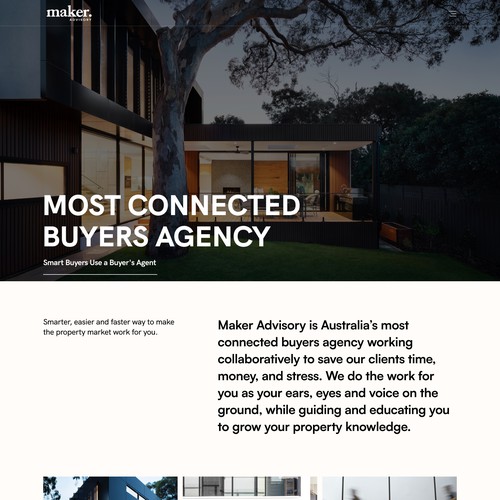 Designs | Create an edgy looking website for a property buyers agency ...