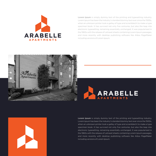 Designs | Arabelle Apartments Logo Rebrand | Logo & brand identity pack ...