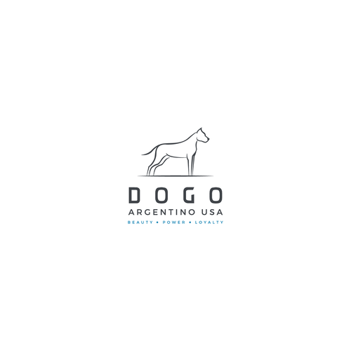 Dogo Logo Dogo Argentino An Bord | DC217OB | Hochwertige Klebefolie