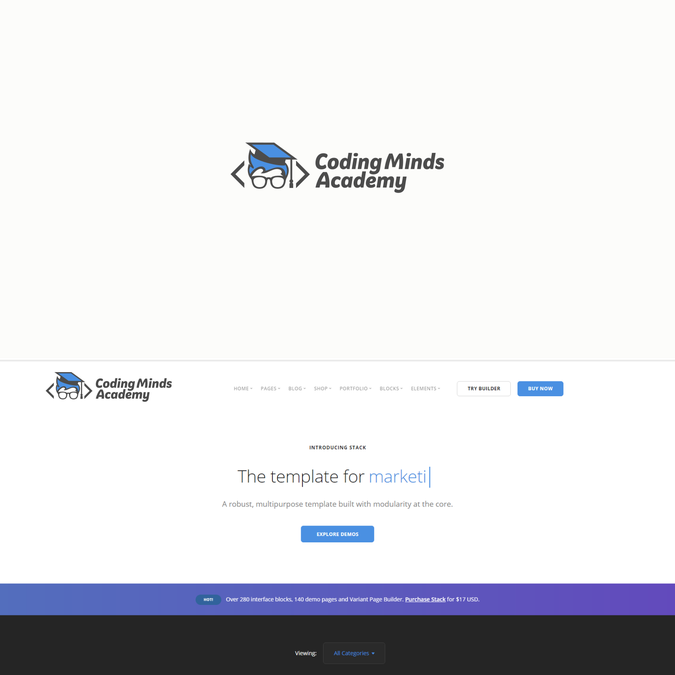 Logo for "Coding Minds" - Teach Young Kids Programming | Logo design ...