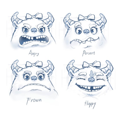 Designs | Spunky Female Yeti Mascot for Blockchain Company | Character ...