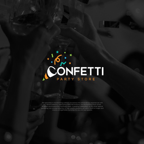 Designs | Design a logo for Party Store. Vibrant balloons, captivating ...