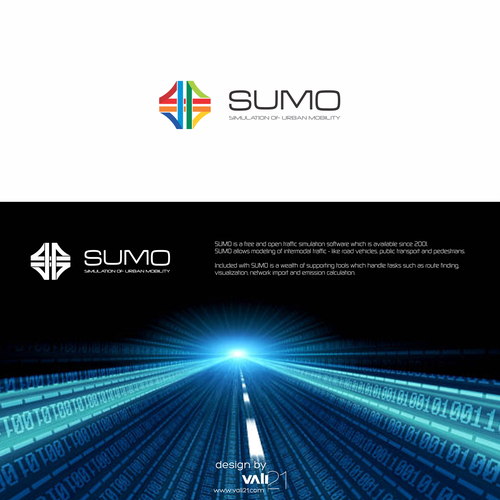 Logo for Traffic Simulation Software SUMO | Logo Design Wettbewerb