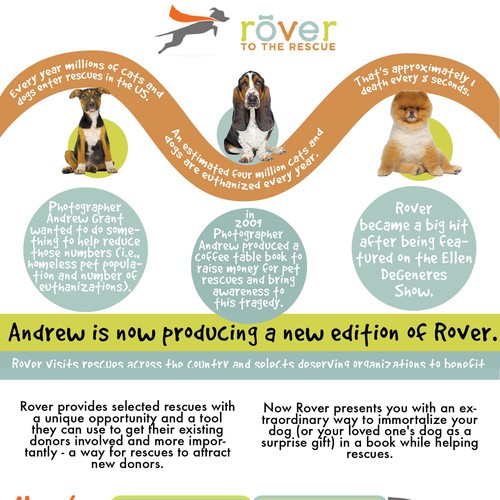 Infographic for organization that raises money for pet rescues ...